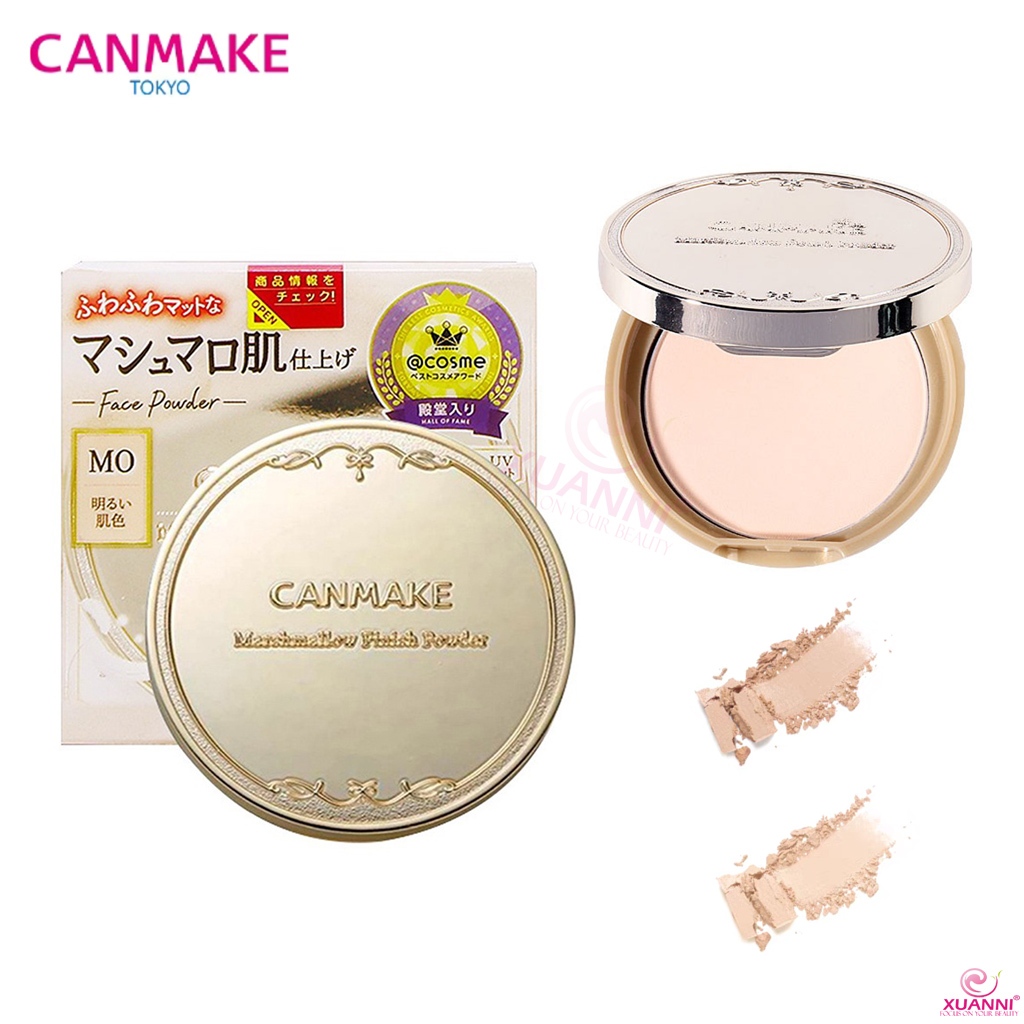 Japan CANMAKE New Version Tokyo Marshmallow Transparent Finish Powder MO/MB/ML Face Makeup ...
