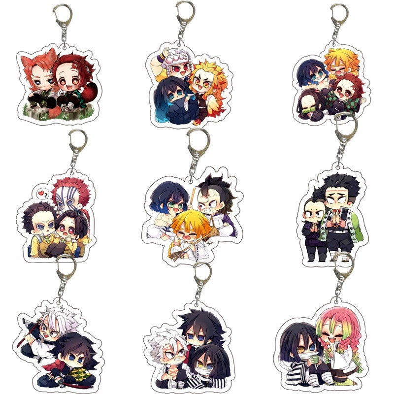 Demon Slayer Tanjirou Agatsuma Zenitsu Cartoon Anime Cute Acrylic ...