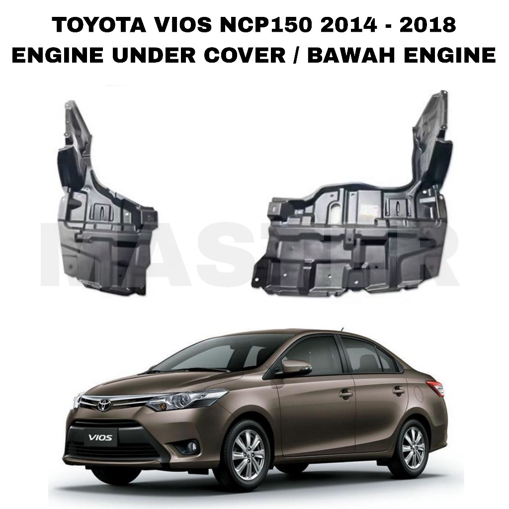Engine splash shield under guard cover for Toyota Vios NCP150 2014 2015 ...
