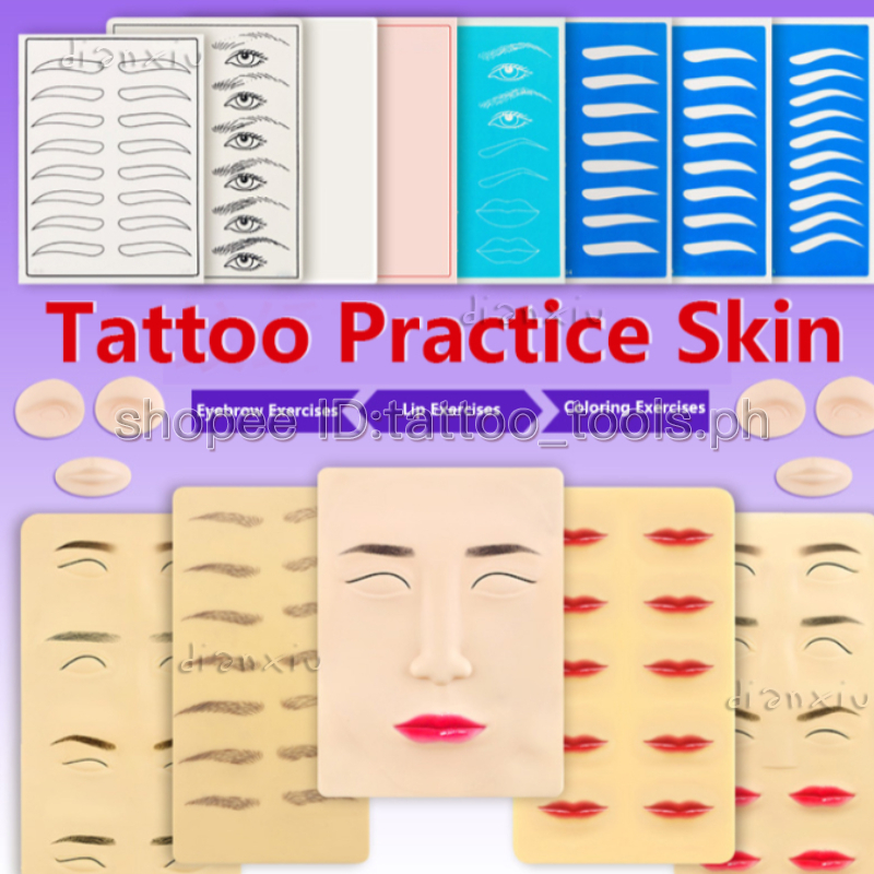 [Available] 1pcs tattoo practice skin 3D silicone skin PMU permanent ...
