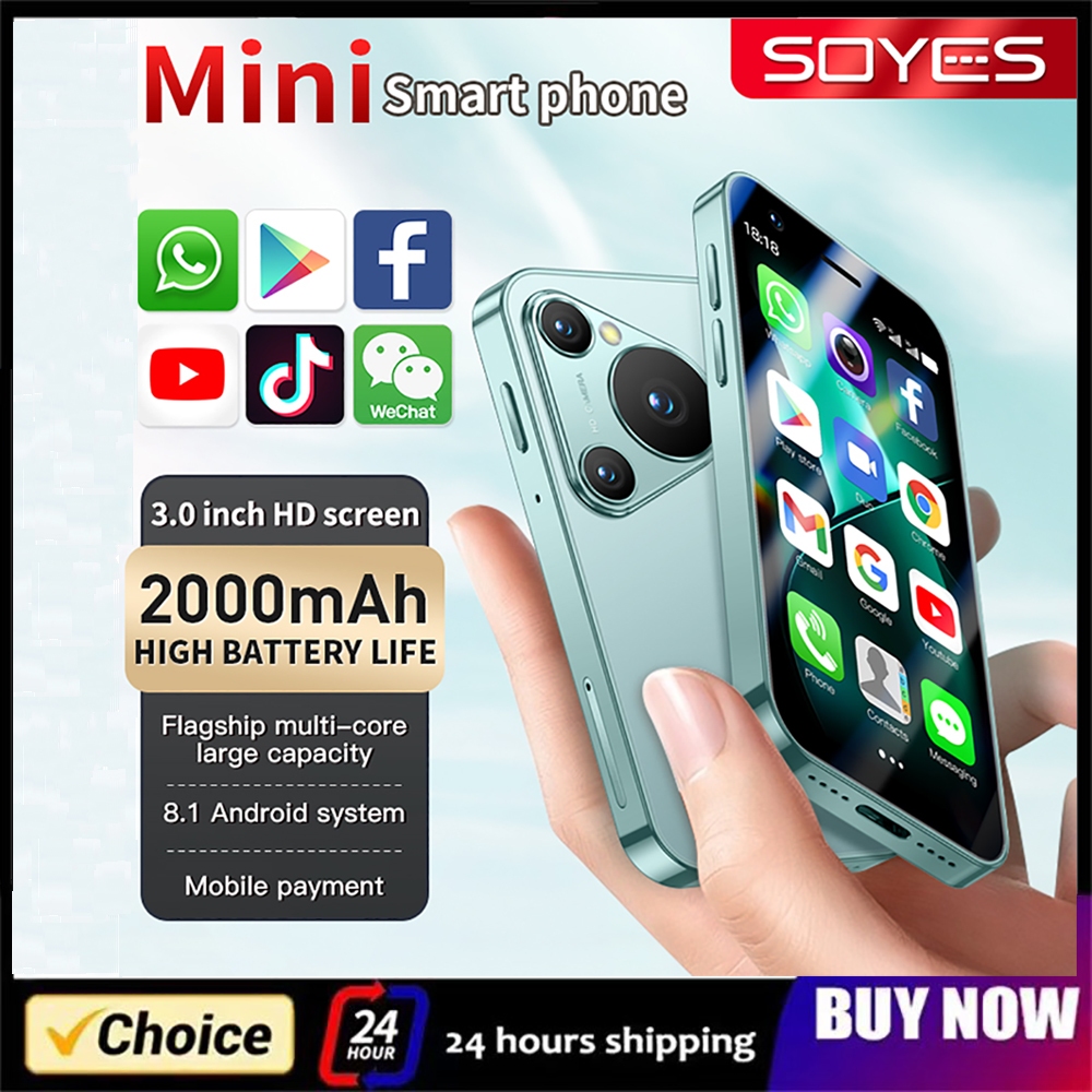 SOYES P70 Pro Max Mini Android8.1 Smartphone 3.0 Inches 2000mAh Face ID Dual SIM Standby Play ...