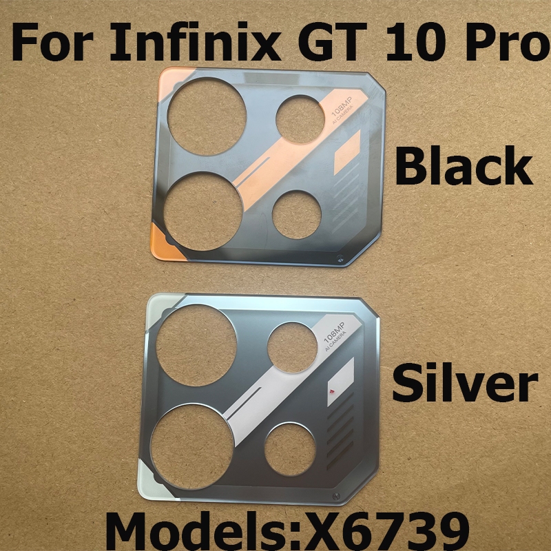 For Infinix GT 10 Pro Back Camera Glass Lens Rear Camera Cover With ...
