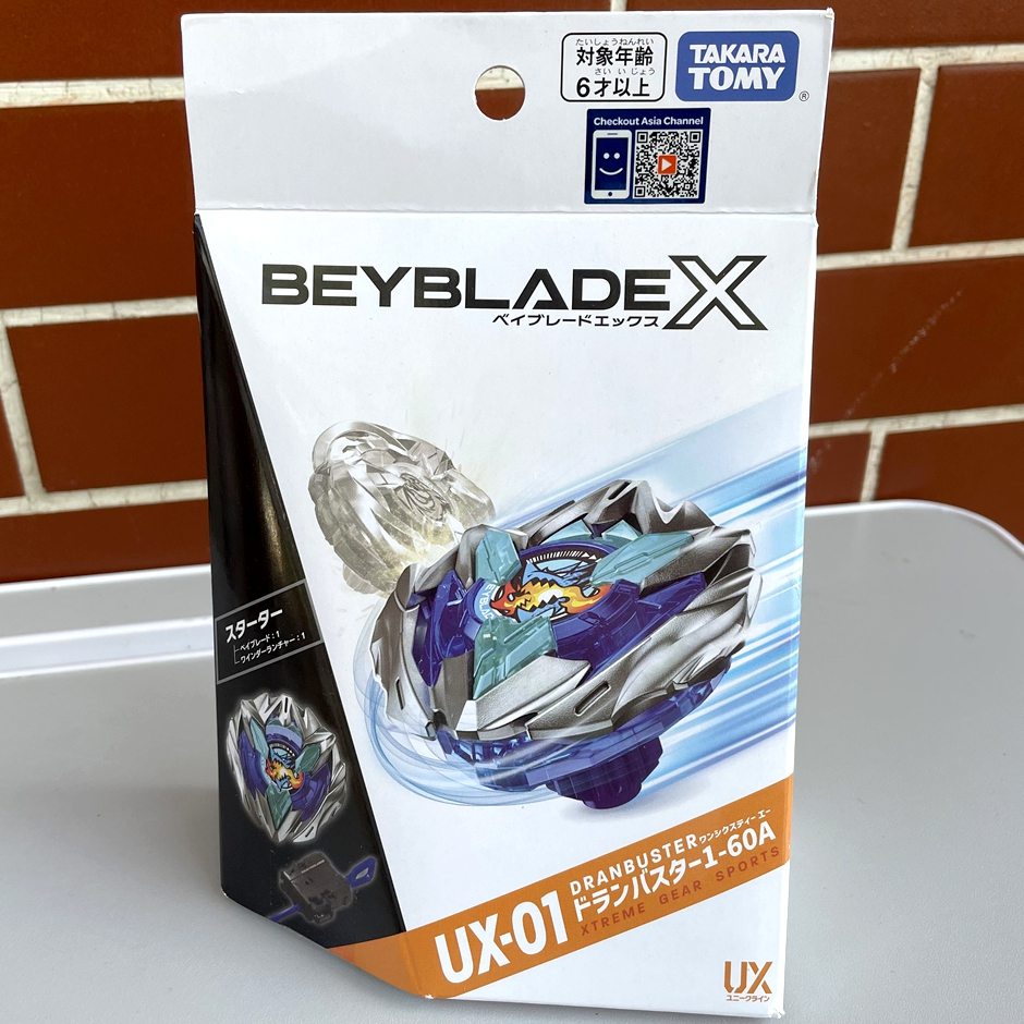 Original TAKARA TOMY BEYBLADE UX01&X Starter Dran Buster 1-60A ,BEYBLADE UX-01 NEW IN STOCK Safe ...