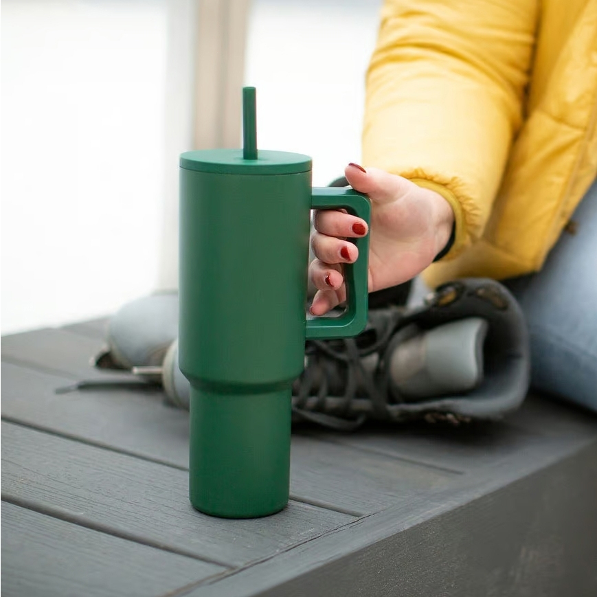 SONALA 304 Mug Tumbler Water Cups with Retractable Straw Cawan Air Hot ...