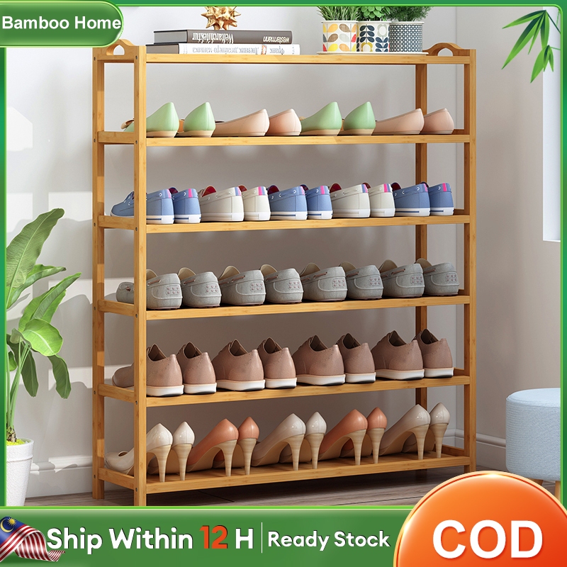Multifunctional Organizer Shoe Rack Bamboo Shoe Rack Multi-layered ...