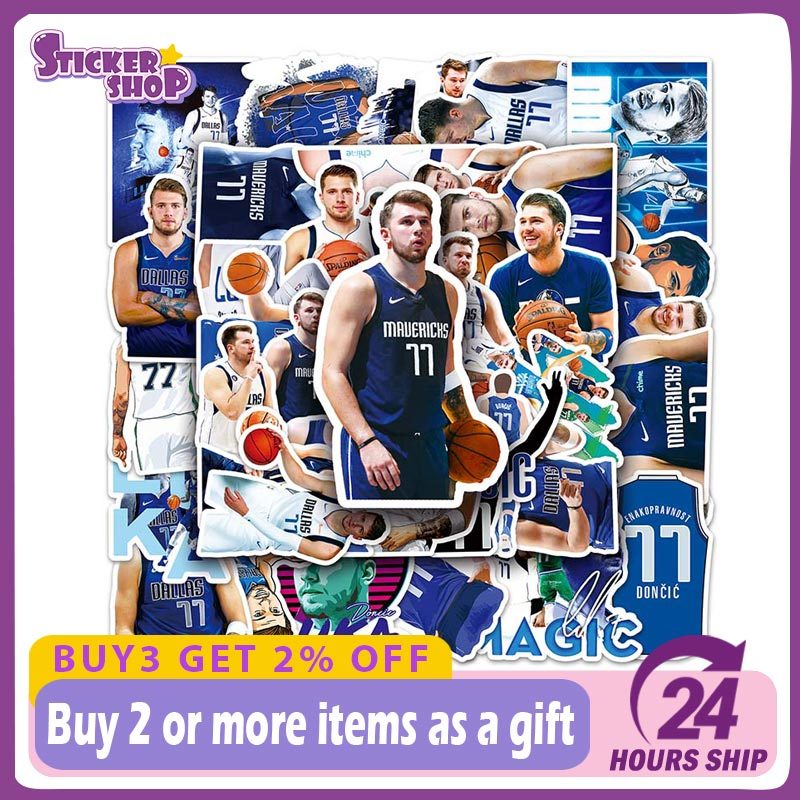 50PCS Luka Doncic NBA Inspirational Basketball Superstar Decal Sport ...