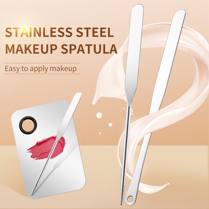 Stainless Steel Color Palette Foundation Lipstick Makeup Palette With ...