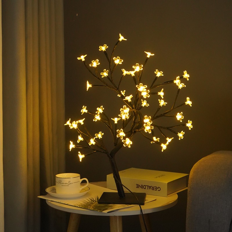 LED Tree Lights, Cherry Blossom Lights, Rose Maple Leaf Tree Lights ...