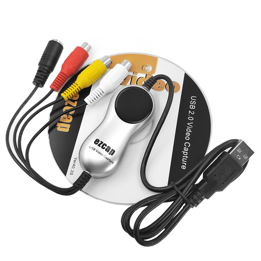 EZCAP170 USB 2.0 Video Capture Recorder Converter Analog Video Audio to ...