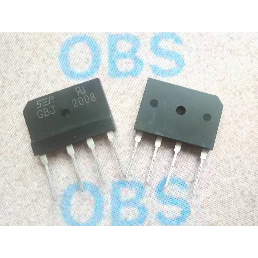 (((5 Pcs) Rectifier Bridge GBJ2008 Flat Bridge (Can Replace S2006M ...