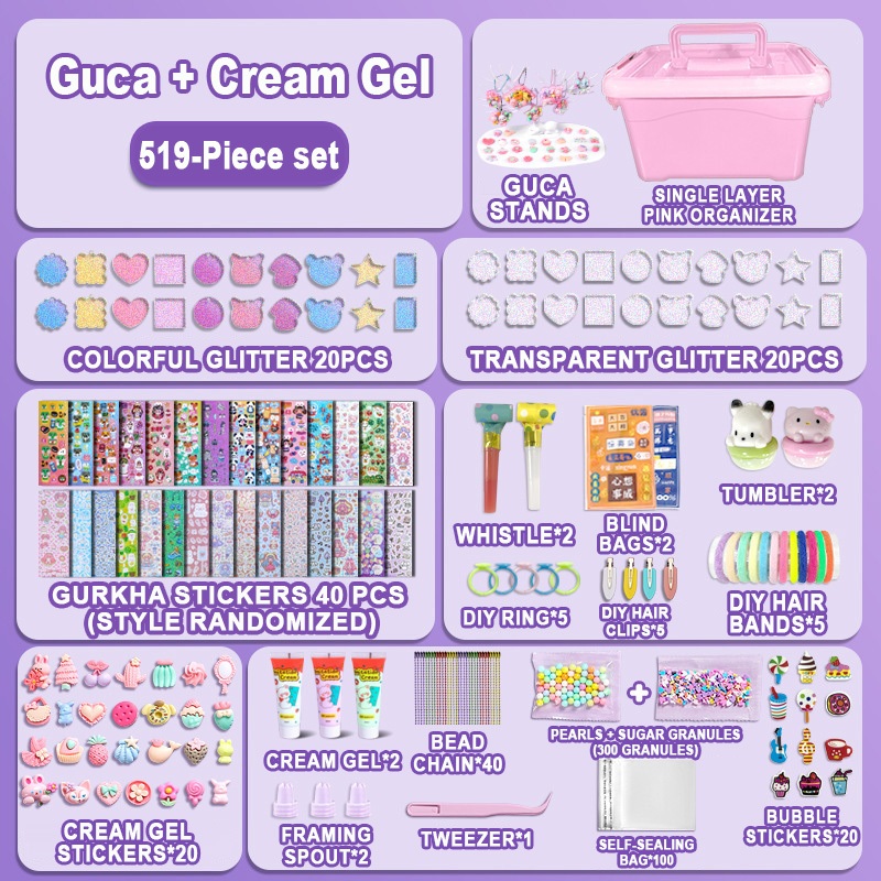 Guka Sticker Set Guka Diy Toys For Kids Birthday Gift Diy Key Chain ...