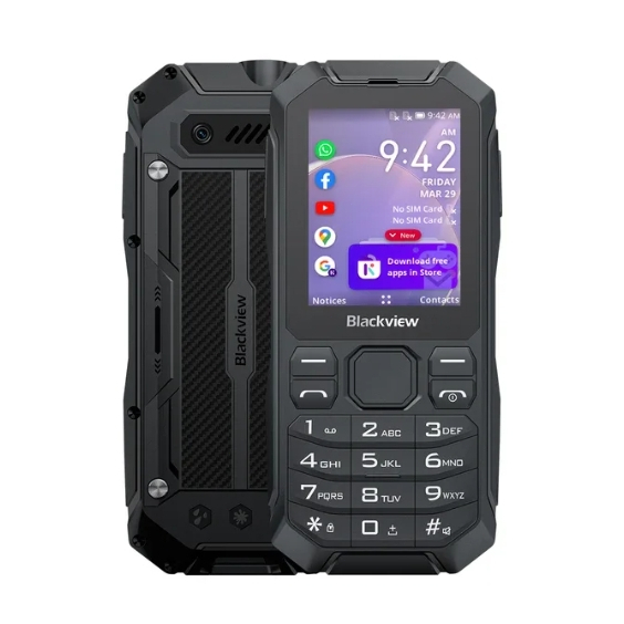 Blackview N1000 Rugged Smartphone, MediaTek MT6739 2.4 inch Display ...