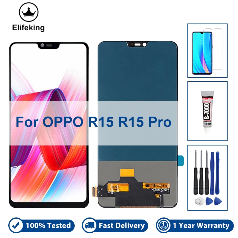 Top Quality LCD For OPPO R15 R15 Pro Display Touch Screen Digitizer ...