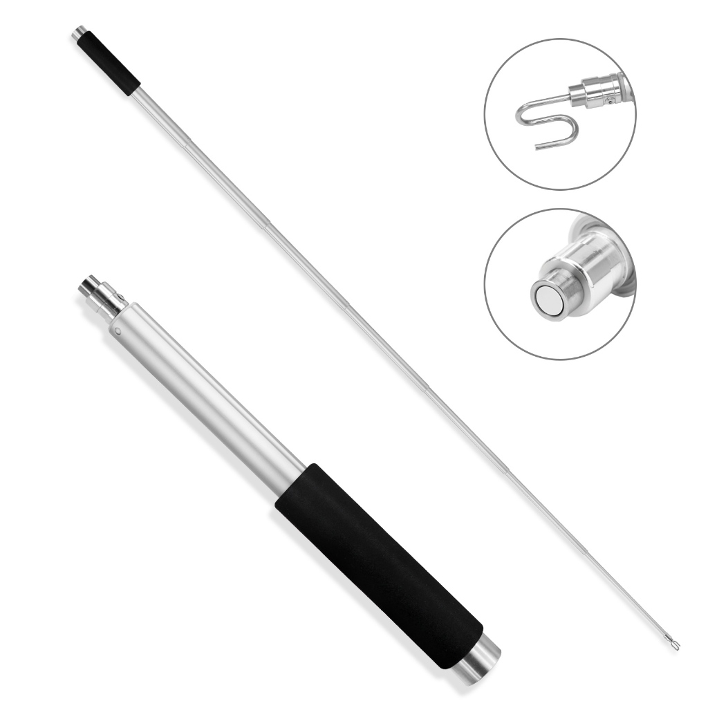 KOMCLUB 1.5 Metre Mini Handheld Portable Grabber Retractable Magnet ...