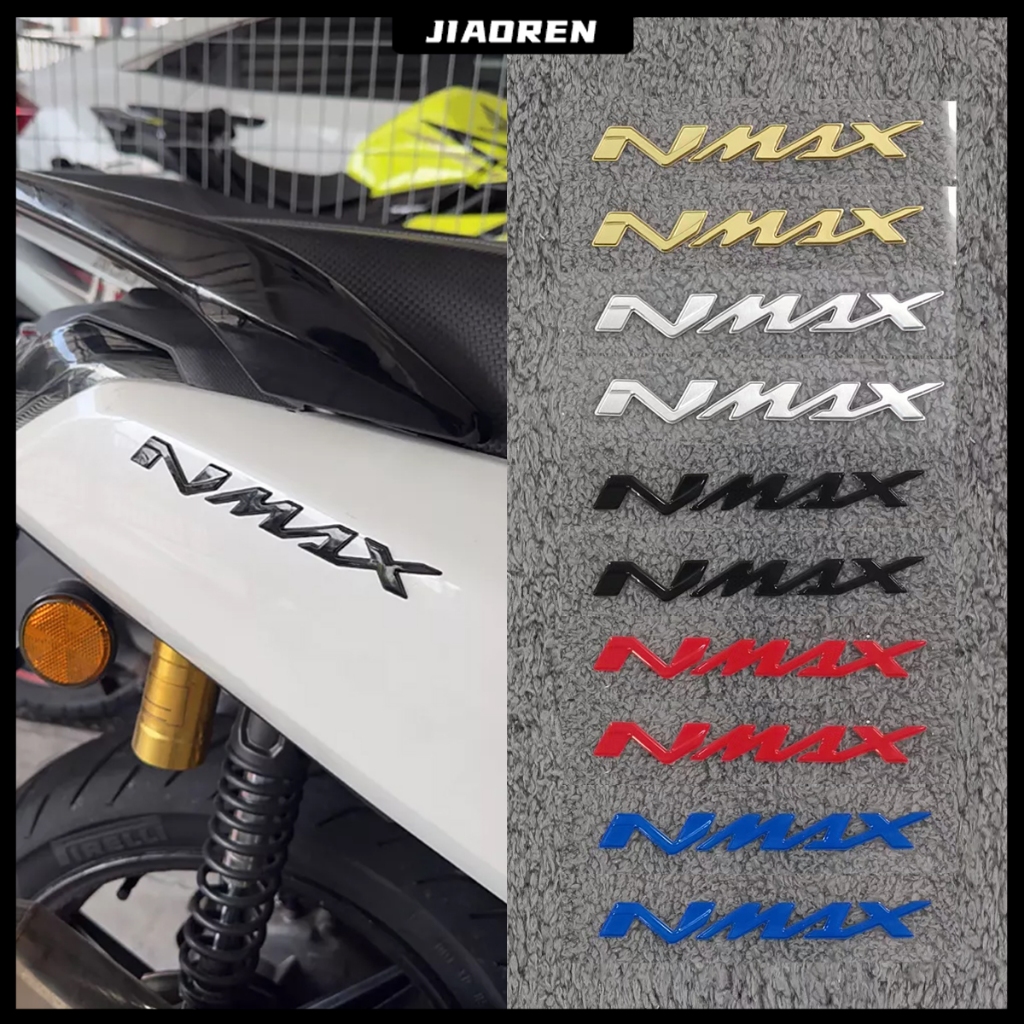 1 Pair 3d Original Material Yamaha Nmax Logo Decals Motorcycle Emblem ...