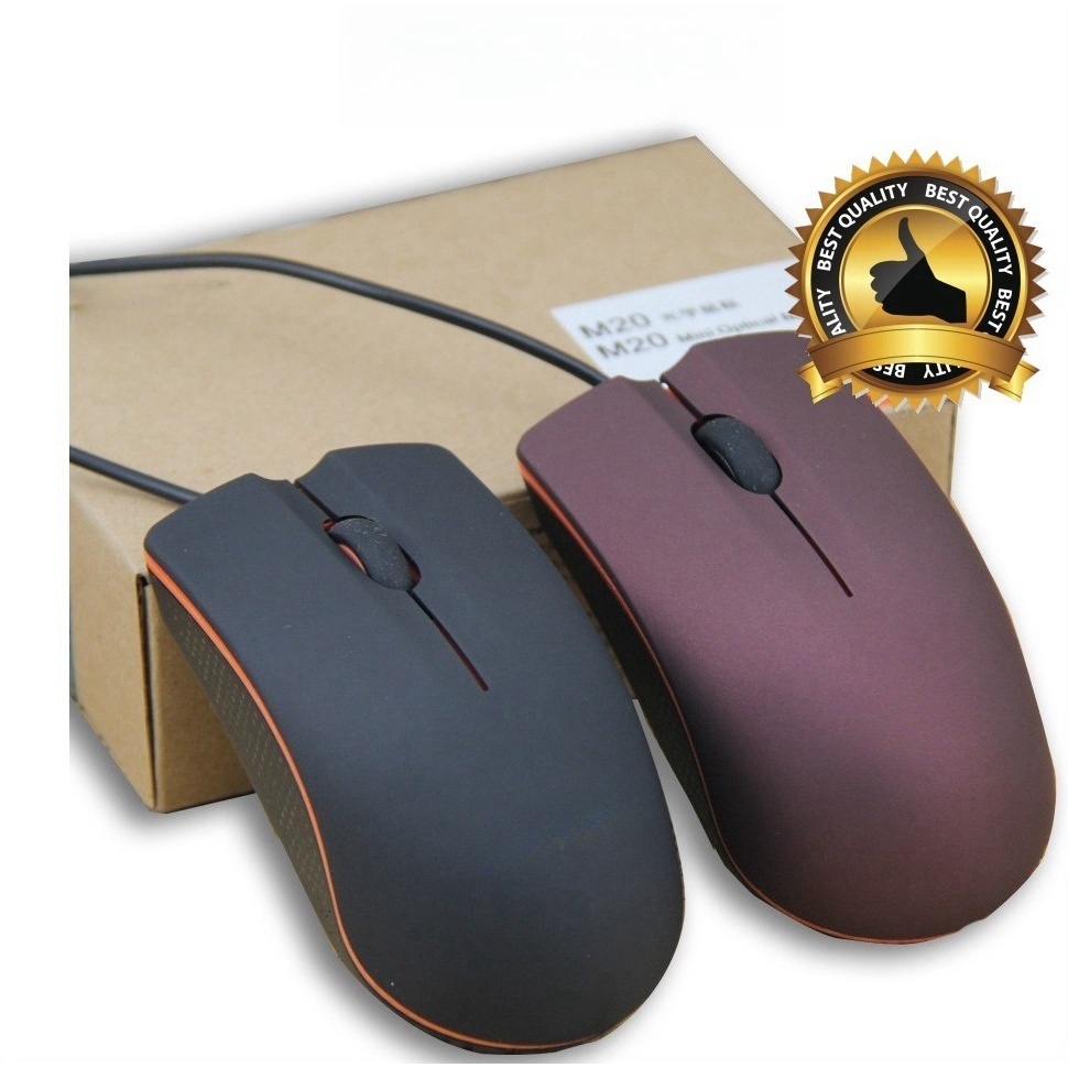 【Ready Stock】M20 Wired Mouse OEM mini Optical Mouse Murah USB Economic ...