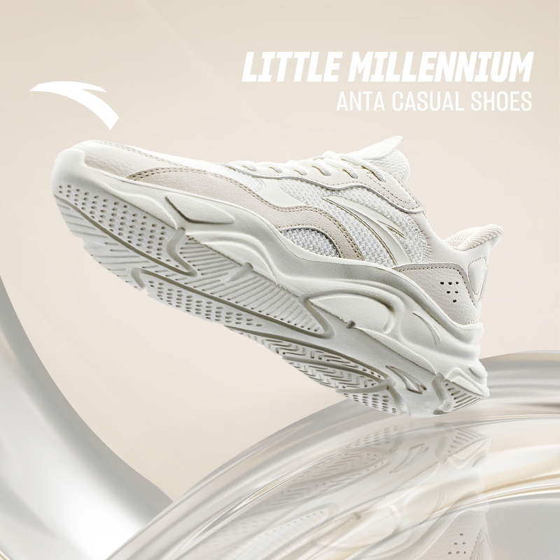 ANTA Men Sneakers Running Shoes Breathable Soft City Walk Kasut Sukan ...