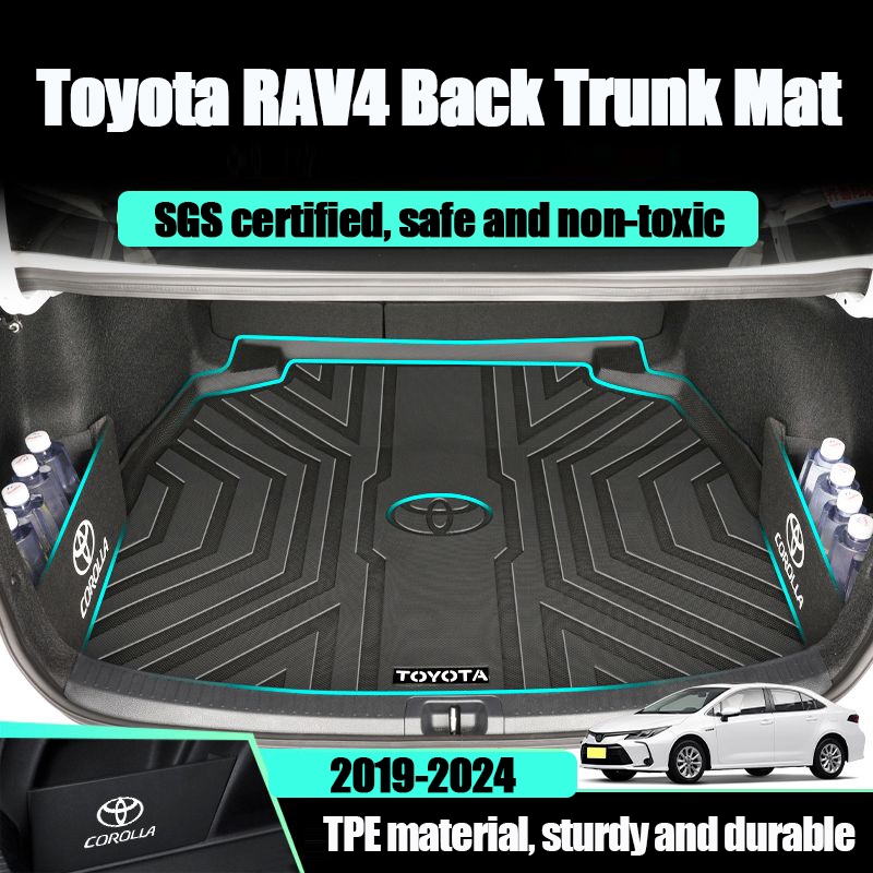 Toyota Corolla 2019-2024 TPE Boot Mat Rear Trunk Boot Mat Back Trunk ...