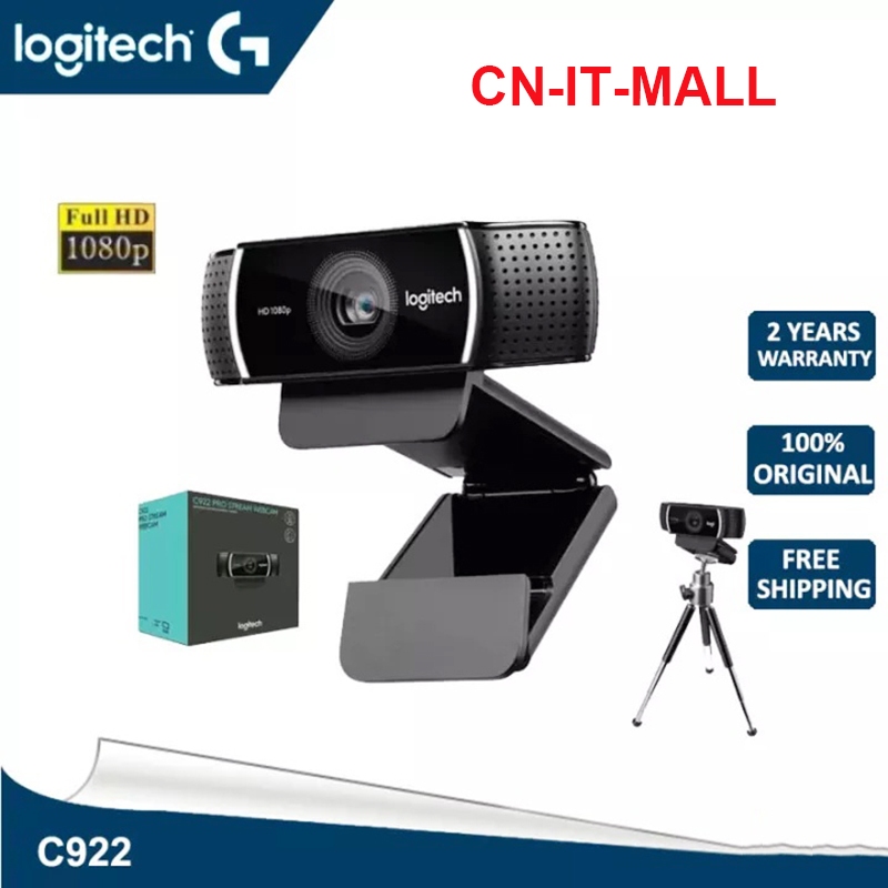 Logitech C922PRO/C930C / C930E auto focus built-in microphone webcam | Shopee Malaysia