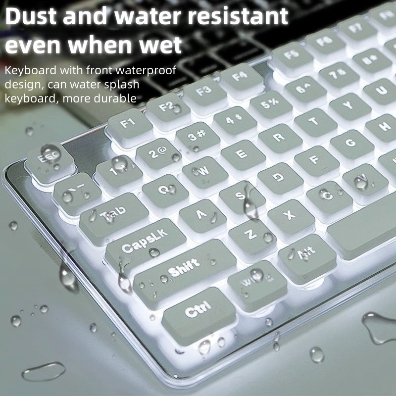 [Fast Shiping] Langtu LT820 Silent Wireless Keyboard for Laptop Office ...