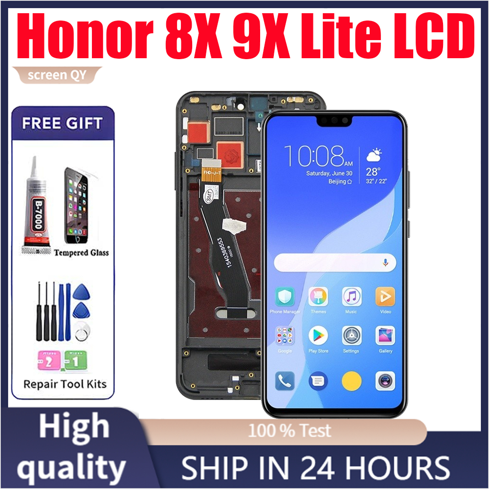 Huawei Honor 8X LCD Honor 9X Lite LCD With Frame Display Touch Screen ...