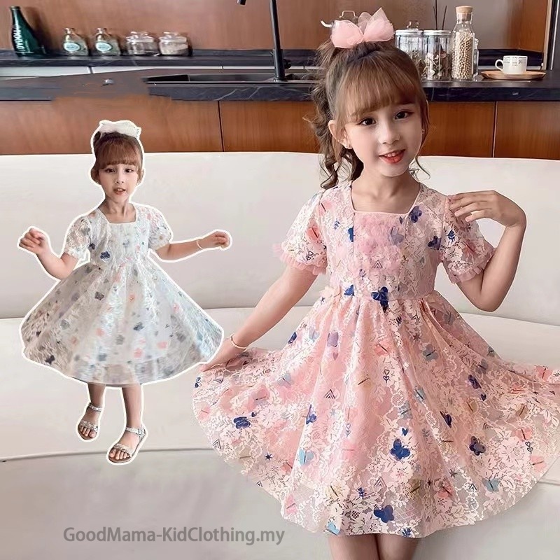 Princess Girl Dress Kids Dress Baju merdeka kanak kanak perempuan Budak ...
