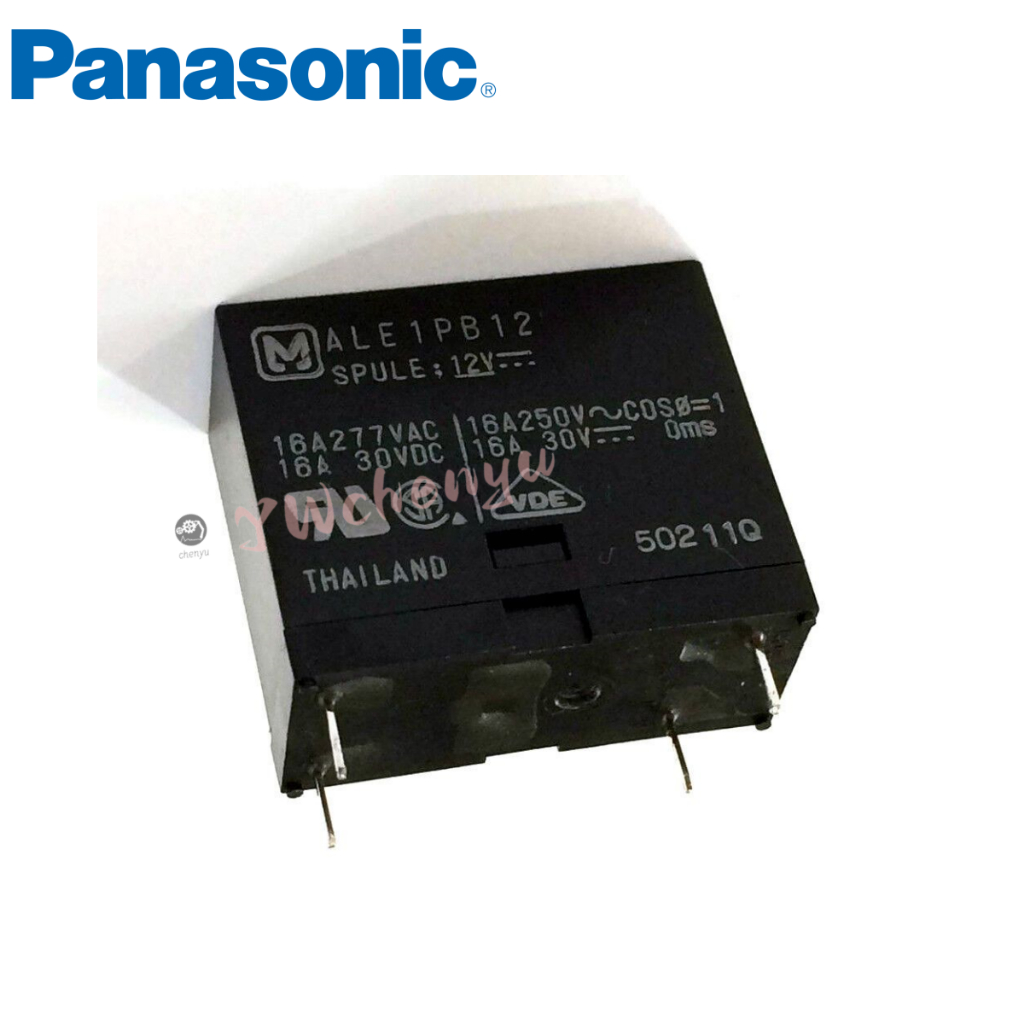 Panasonic Relay 4-pin 16A ALE1PB12 12V ALE1PB24 24V | Shopee Malaysia