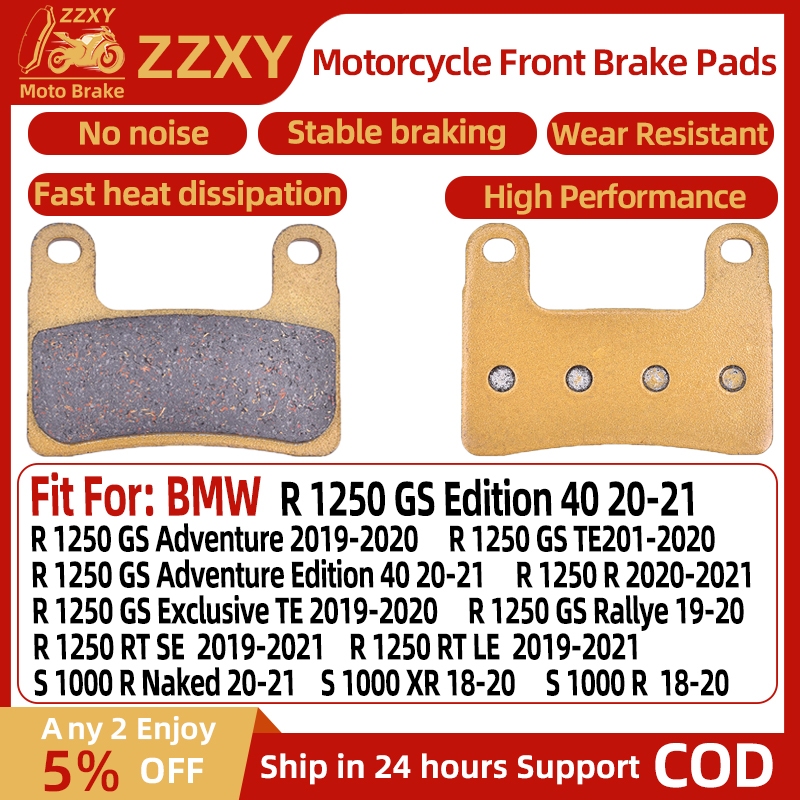 1 Pair Motorcycle Front Brake Pad For BMW R 1250 GS Adventure 19-20 R ...