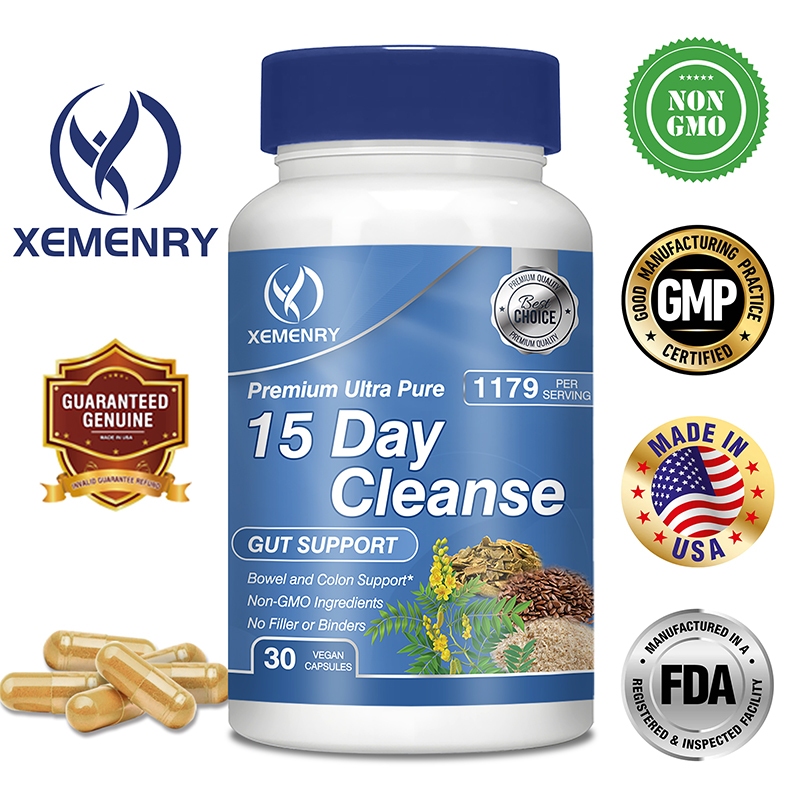 15 Day Cleanse & Colon Support, Advanced Bowel Cleanse Detox for Men ...