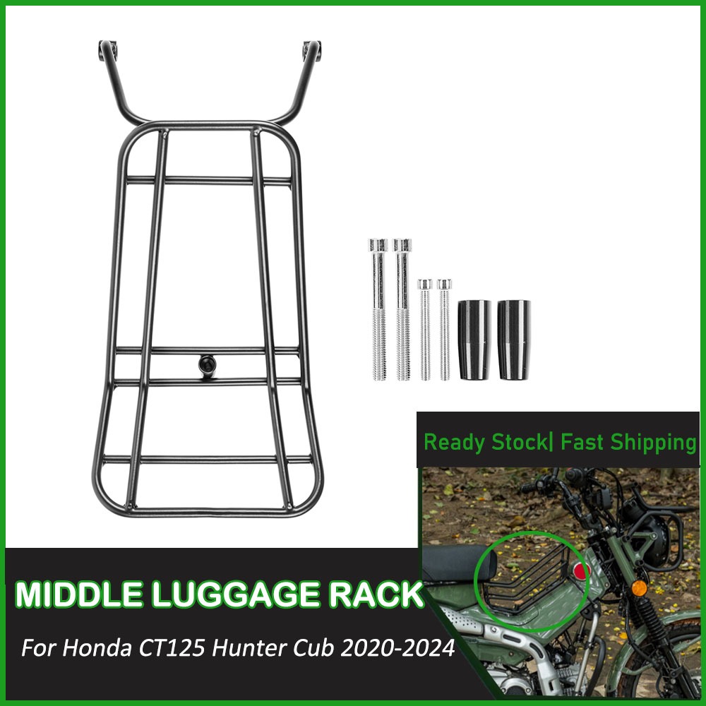 XTMOTO CT125 Center Shelf Rack Middle Luggage Rack for Honda Hunter Cub ...