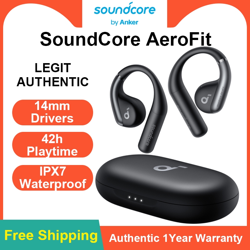 Authentic Soundcore by Anker, AeroFit Pro Open-Ear Headphones, Ultra ...
