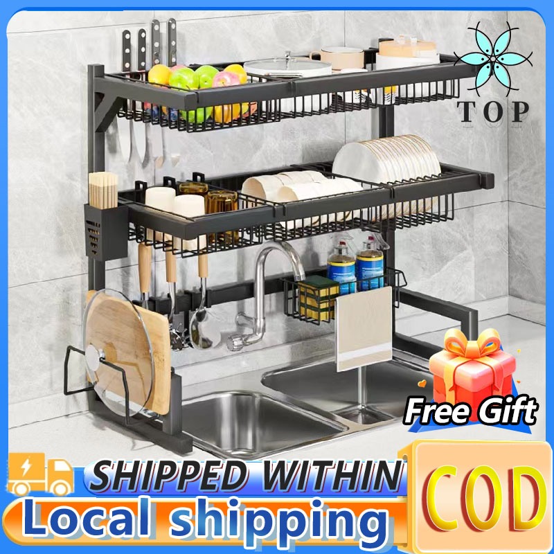 Kitchen Drainage Sink Stainless Steel Dish Rack Kitchen Rack Kitchen ...
