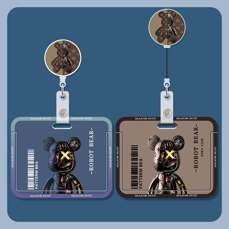 Horizontal version Student card case INS Mechanical bear Apartment card ...