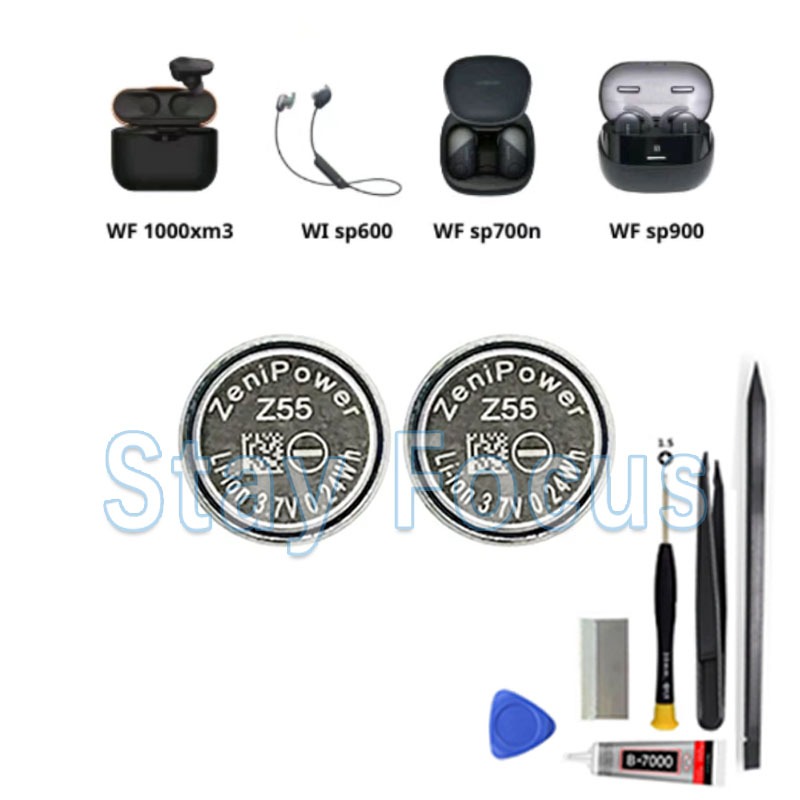 Z55 Battery,Compatible with Sony Headset Battery for WF-1000XM3 WI ...