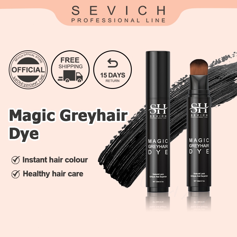 SEVICH Hair Dye Pen Waterproof Temporary Hair Color Brush Instant Gray ...