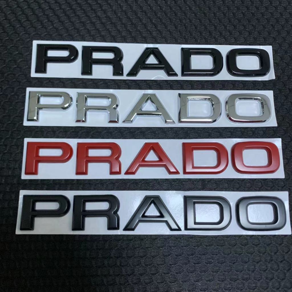 For Toyota Land Cruiser Prado NEW 3D Metal PRADO logo Emblem Rear Trunk ...