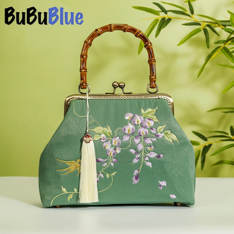 BUBUBLUE Original Embroidered Retro Handbag Women's Ancient Style ...