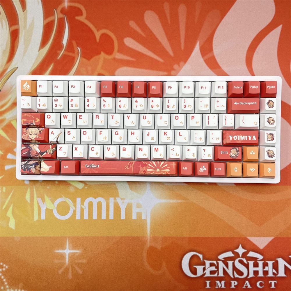 Genshin Impact Yoimiya Keycaps PBT material Cherry height | Shopee Malaysia