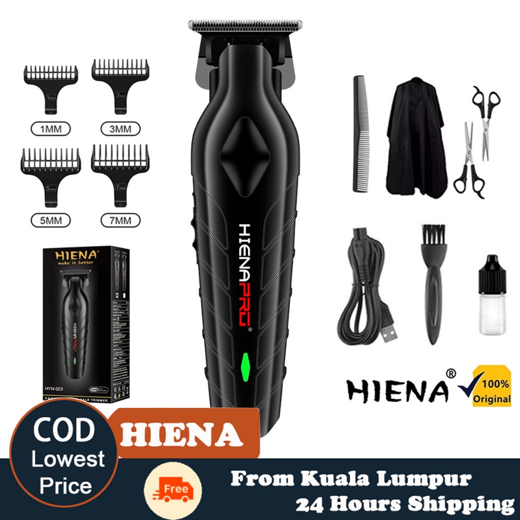 HIENA HYN-023 Rechargeable Hair Clipper USB Professional Cordless ...