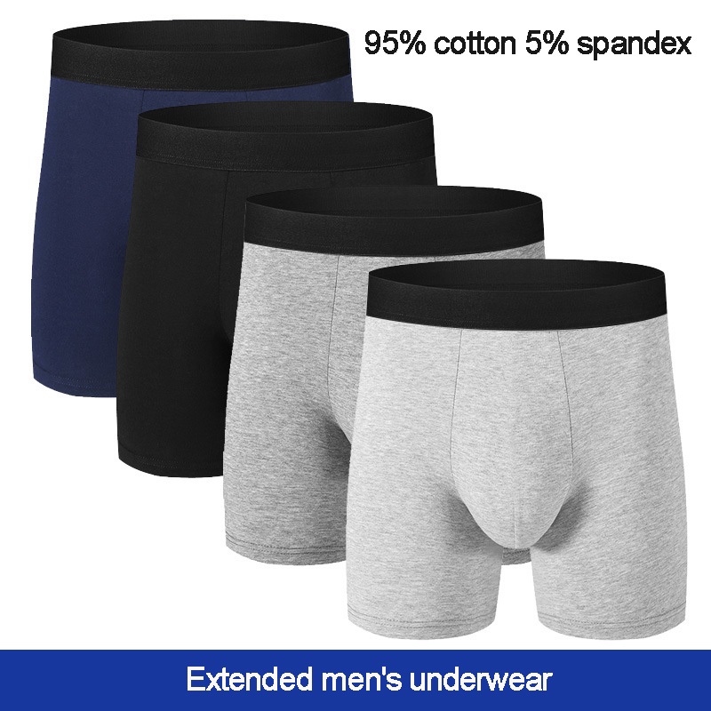 CLASSYAMY Men’s boxer briefs pure cotton 3D contour pouch no annoying ...
