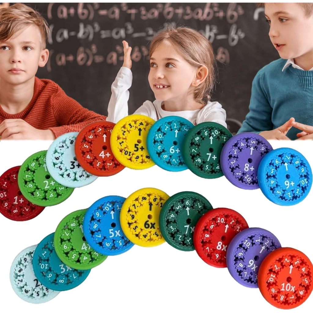 Mathematics Fidget Spinner Educational Spin Toy Learning Arithmetic ...