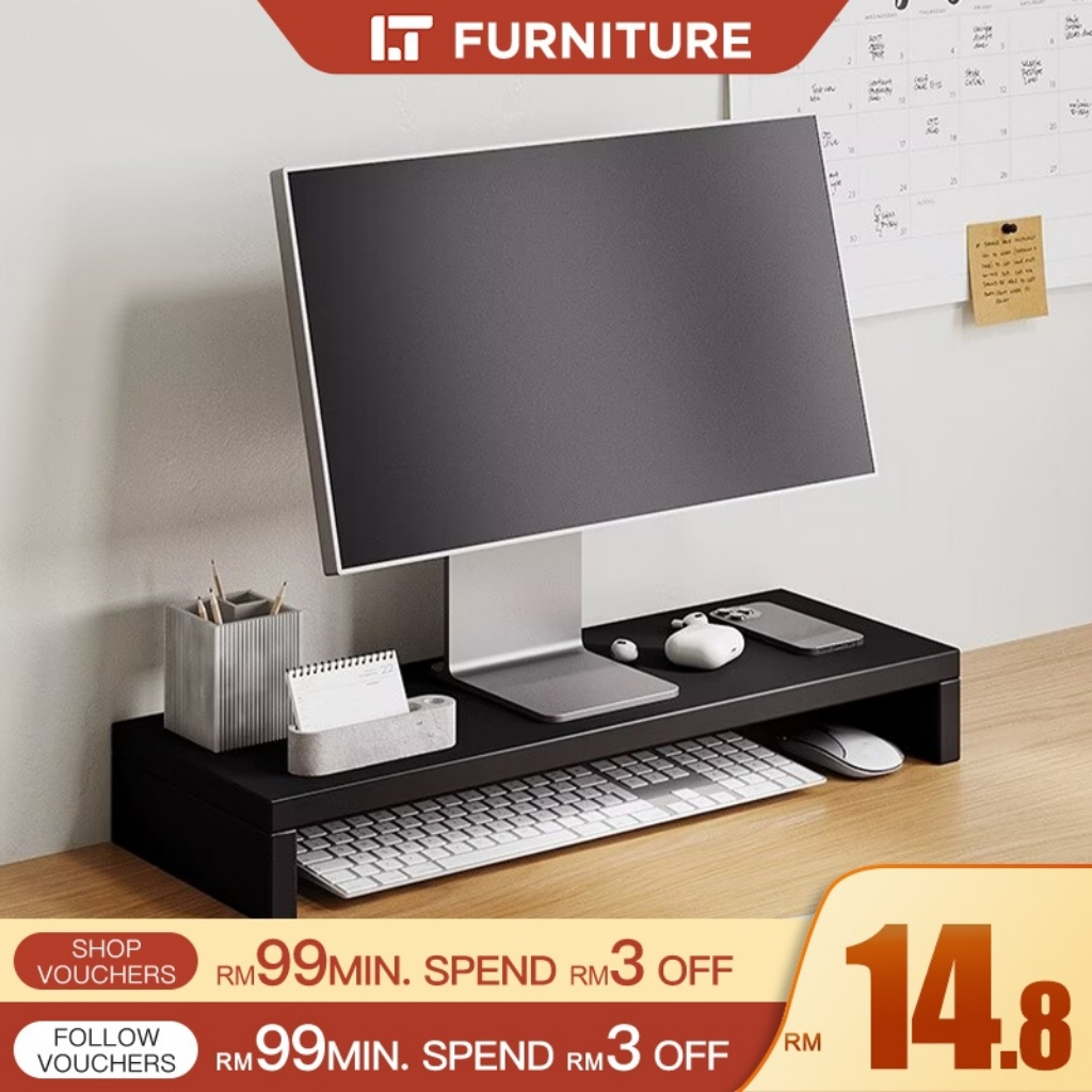 Desk Organizer Rack Monitor Stand Computer Monitor Screen Shelf ...