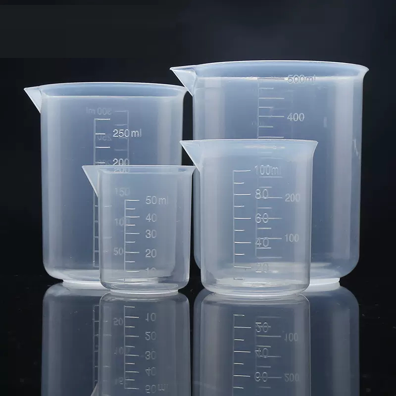 Food Grade Plastic Beaker PP Experimental Equipment Thickened Graduated ...