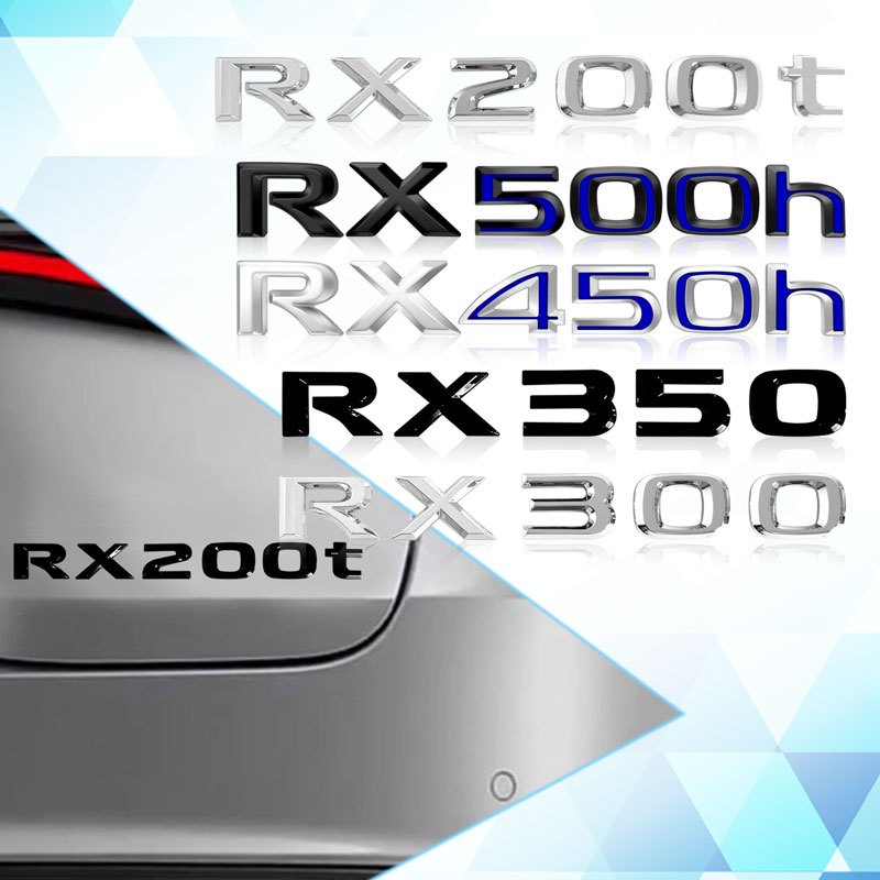 3D Metal Car Styling Emblem Sticker Rear Trunk Badge Decor Decal ...