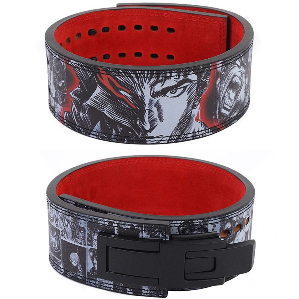 Fitness Belt Berserk Black White Comic Brand Warrior Anime Bench Press ...
