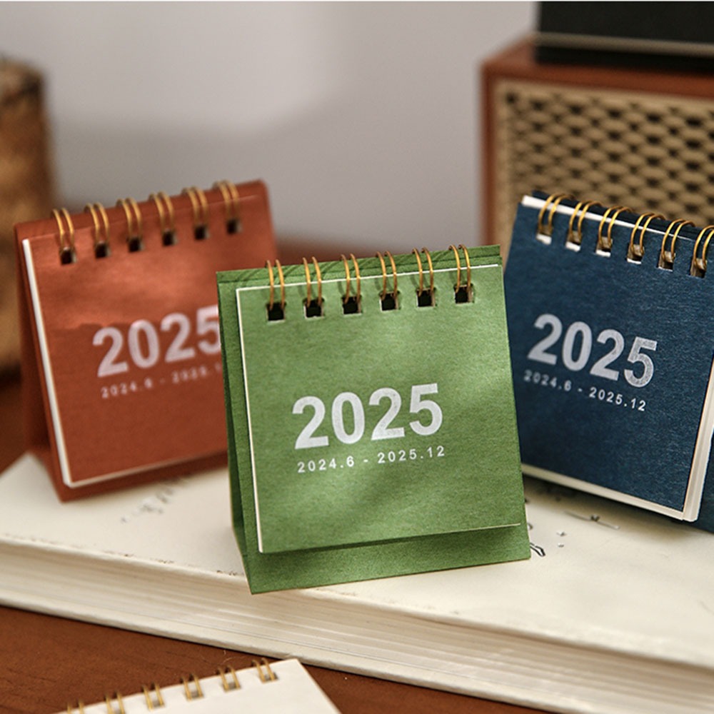 2025 Cute Cartoon Mini Desk Calendar Decoration Portable Note Calendar ...