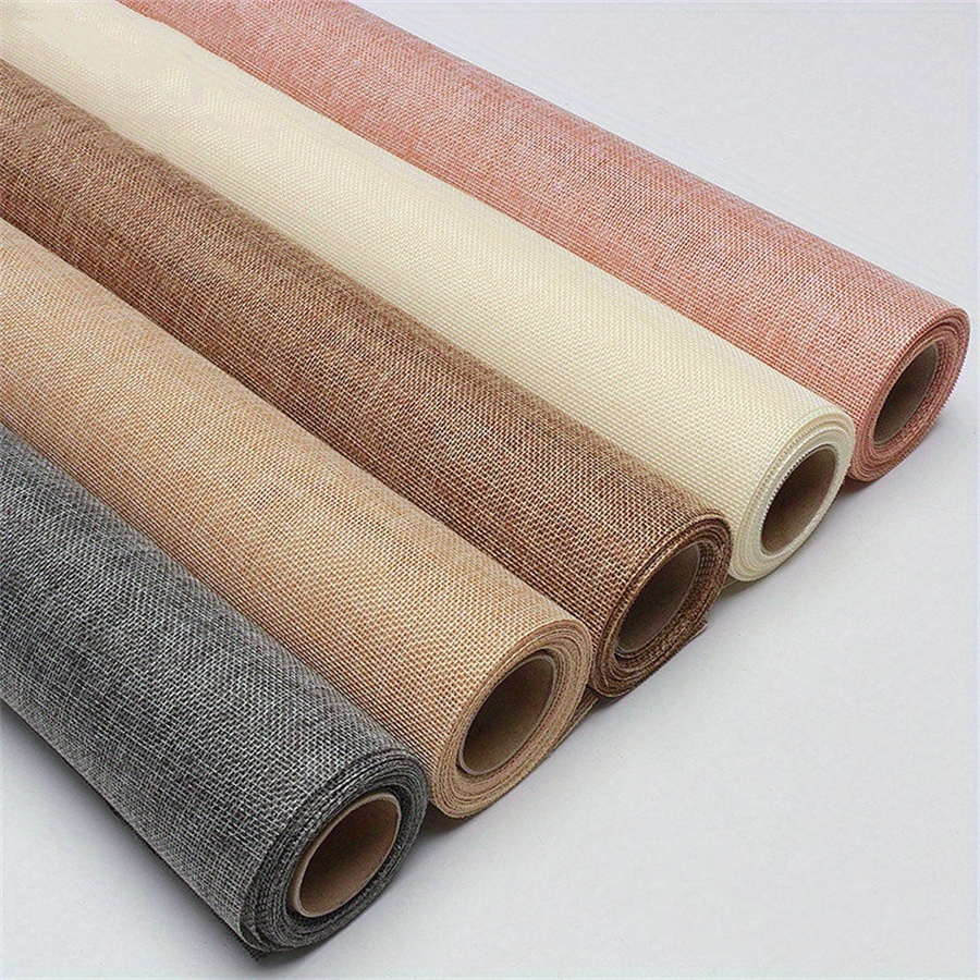 1 roll of coloured linen cotton Roll Craft paper DIY 48cm X 4.5m /18 ...
