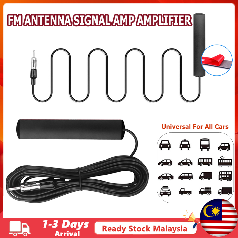 (Local Stock) Car Radio Antenna Hidden Auto Antennas Signal Booster 5M ...