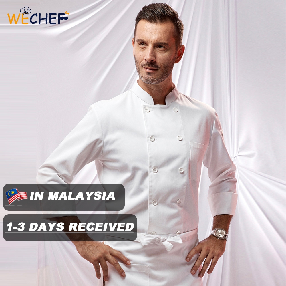 🔥🇲🇾MALAYSIA READY STOCK🔥 Chef Uniform Baju Chef Hotel Chef Thin ...