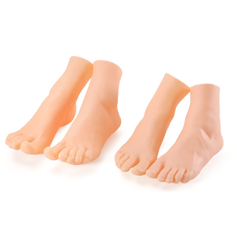 Lifelike Manikin Feet PVC Foot Lifesize Female Mannequin Foot Model for ...